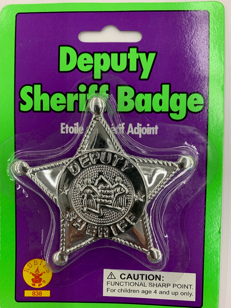 Deputy Sheriff Plastid Badge – 3wishes.com