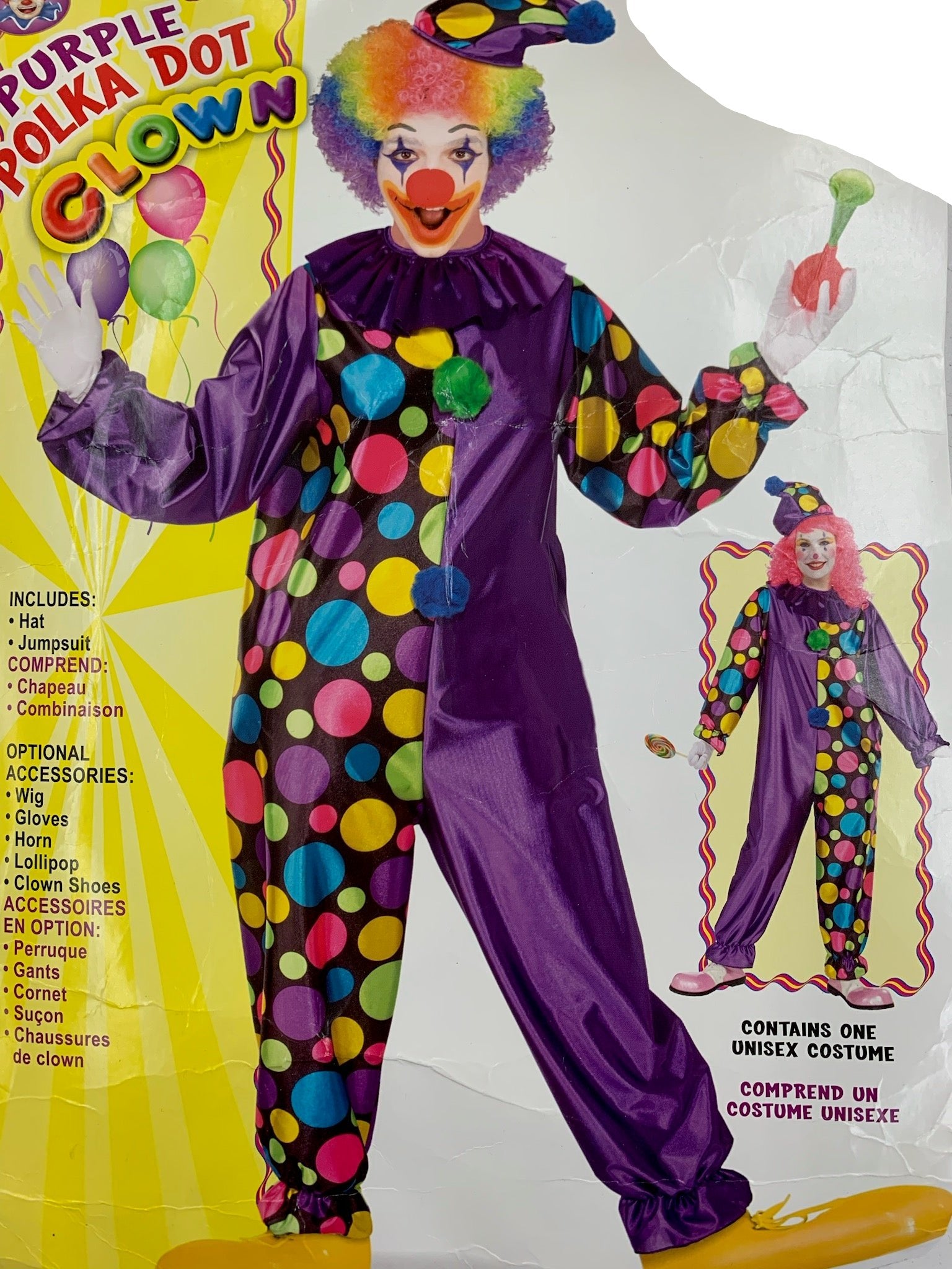 Clown Unisex Costume – 3wishes.com