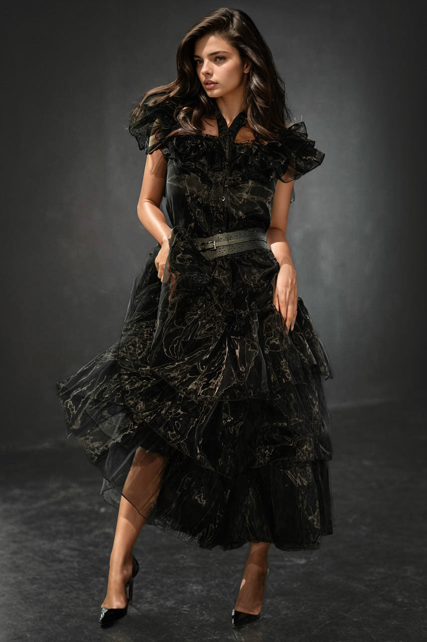 Sexy Wednesday Addams Prom Dress Costume – 3wishes.com