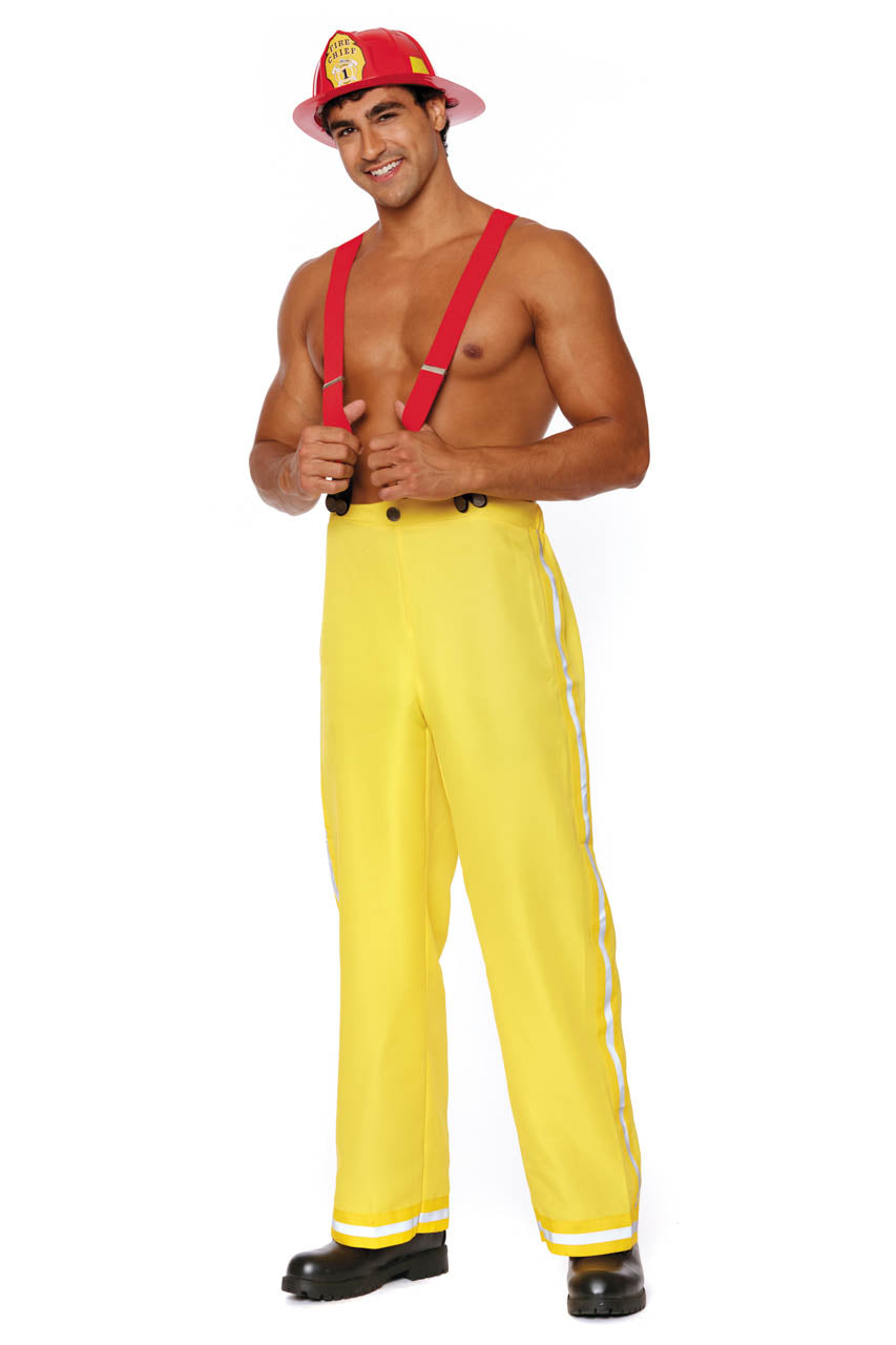 Mens Fiery Fighter Costume, Mens Firefighter Halloween Costume ...