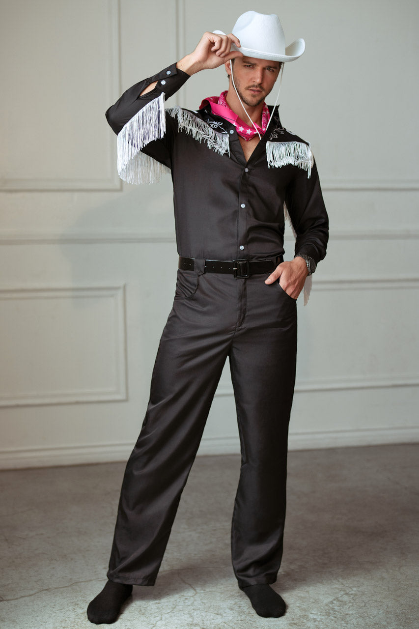 Mens Movie Ken Cowboy Doll Costume, Adult Ken Doll Cowboy Costume ...