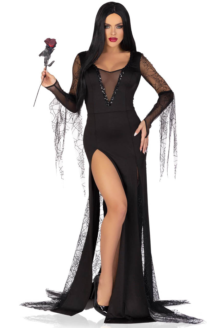 Spooky Beauty Costume, Wednesdays Mom Costume – 3wishes.com