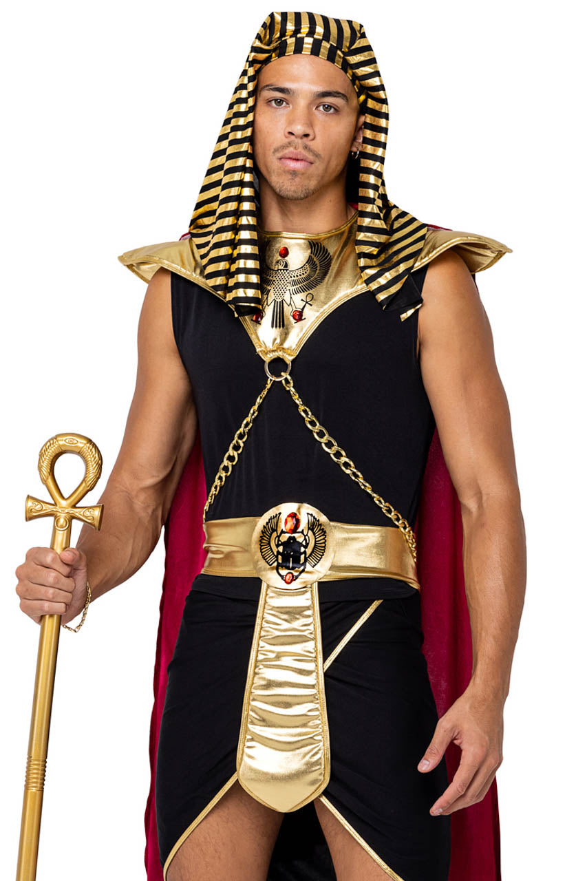 Mighty Pharaoh Costume, Mens Pharaoh Halloween Costume – 3wishes.com