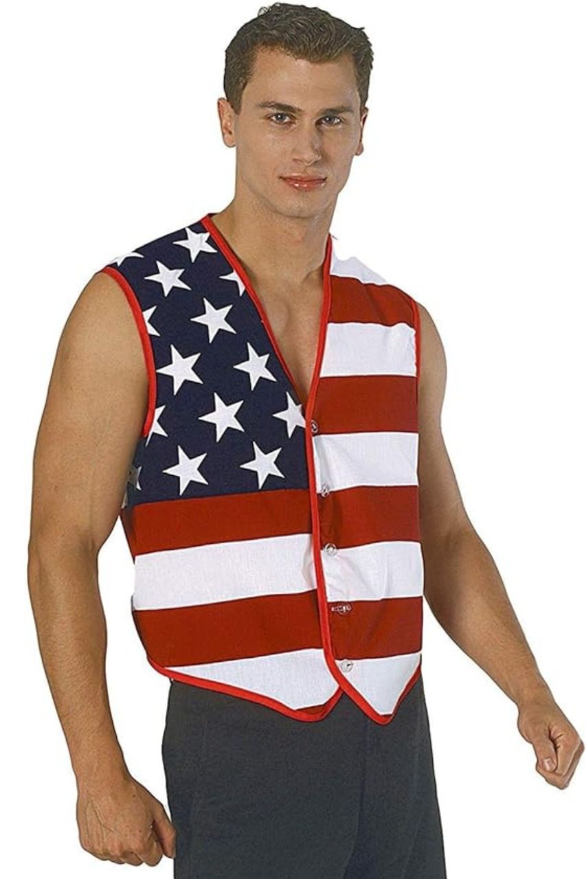 Men's Stars and Stripes Vest – 3wishes.com