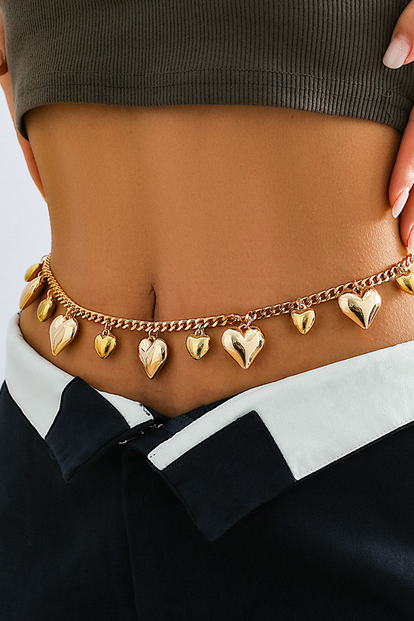 Heart Belly Chain – 3wishes.com