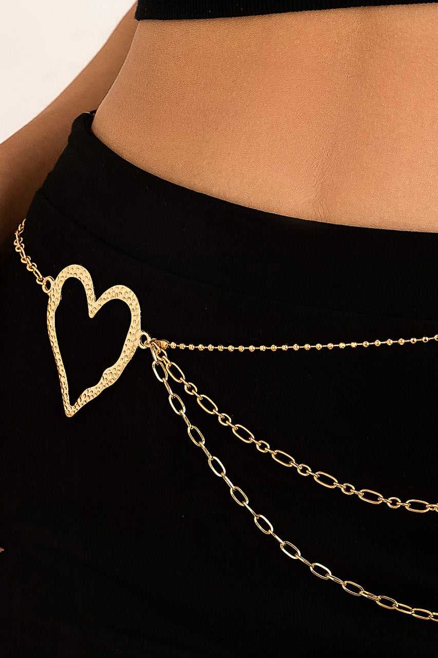 Heart O-Ring Belly Chain – 3wishes.com