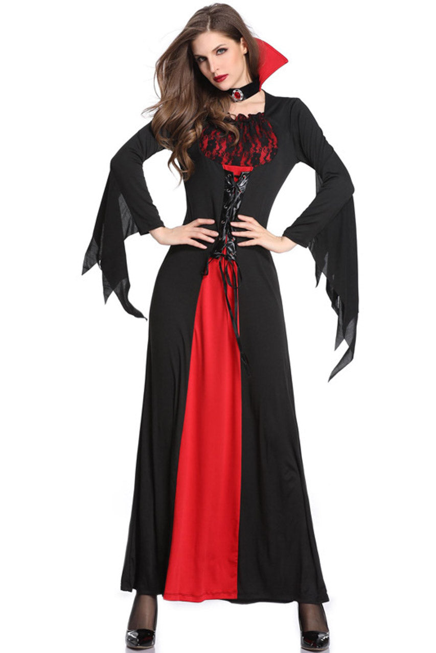 Midnight Vampire Costume, Long Vampire Costume – 3wishes.com