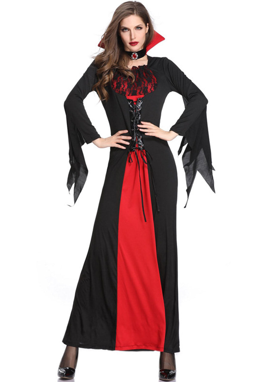 Midnight Vampire Costume, Long Vampire Costume – 3wishes.com