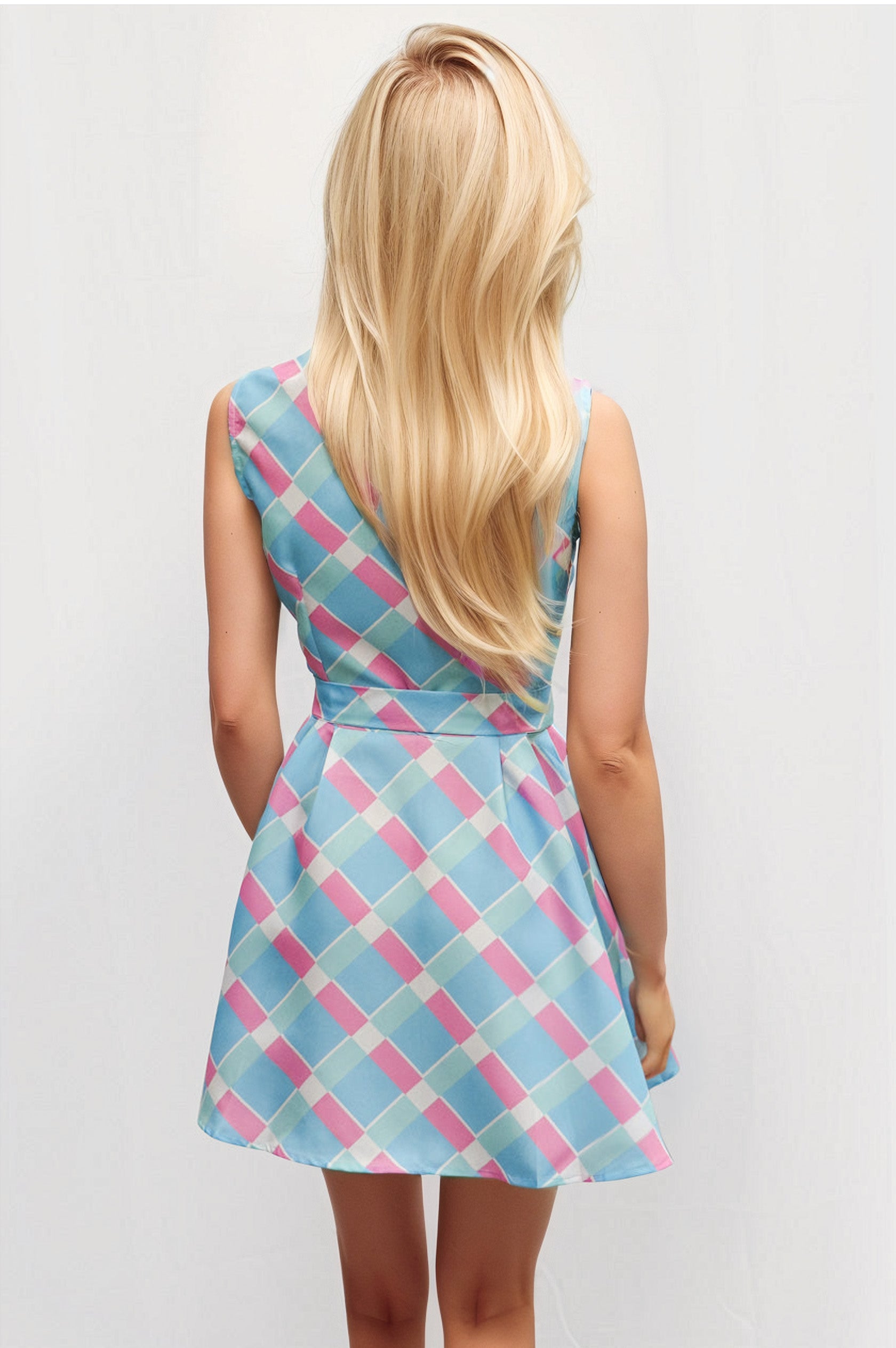 Barbie Adventure Doll Costume, Blue Doll Movie Costume – 3wishes.com