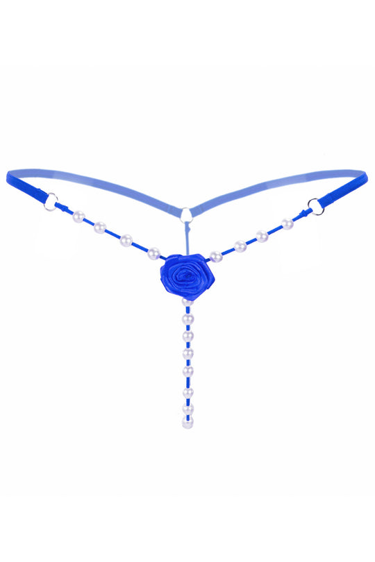Rose Pearl Thong Lingerie, Thong with Pearls – 3wishes.com
