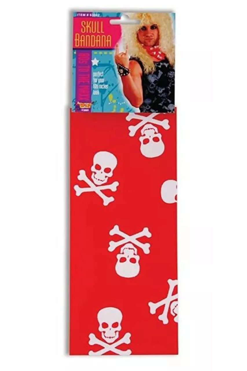 Red Rock Star Skull Bandana – 3wishes.com