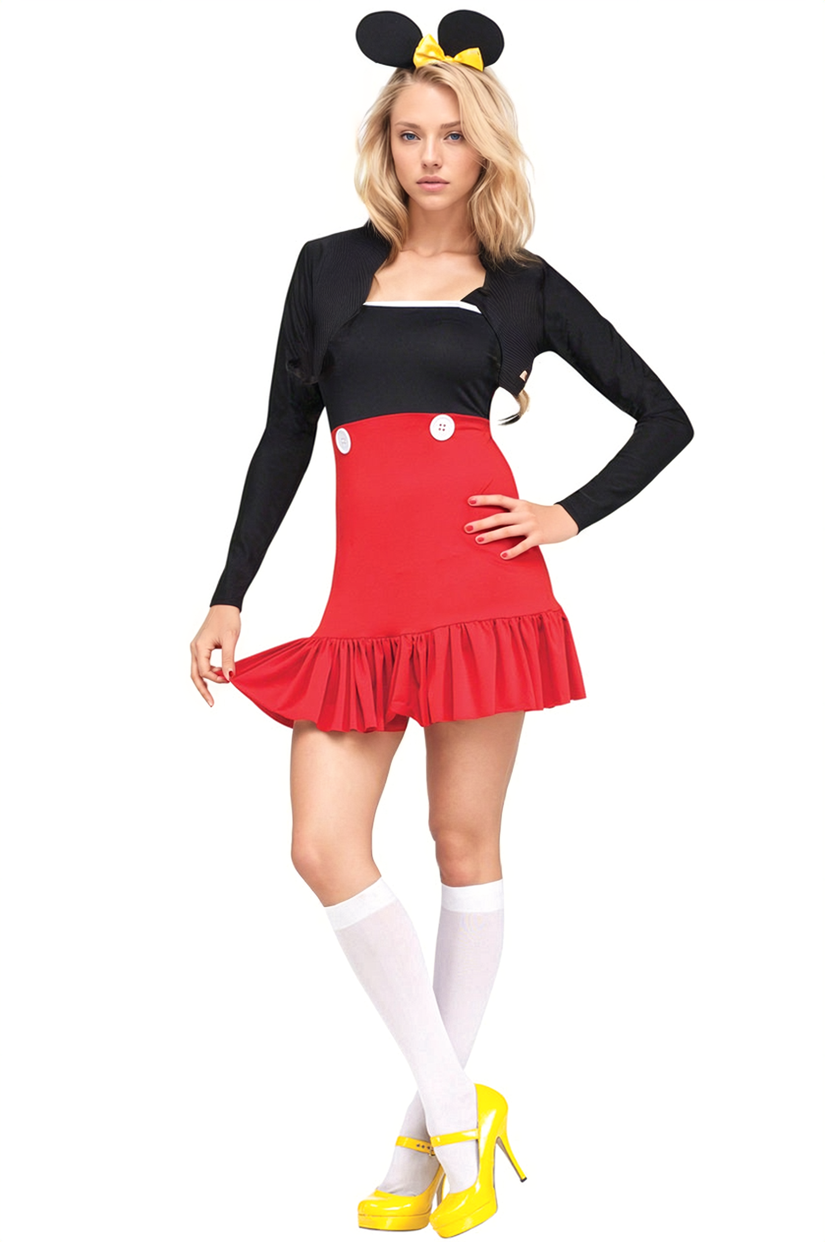Cheerful Mouse Costume| Womens Mouse – 3wishes.com