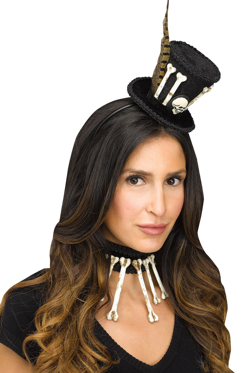 Voodoo Hat & Choker Costume Accessory – 3wishes.com