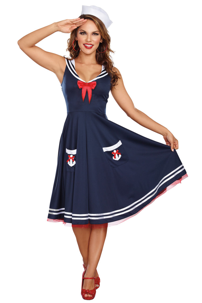 All Aboard Sailor Costume, Sailor Halloween Costume – 3wishes.com