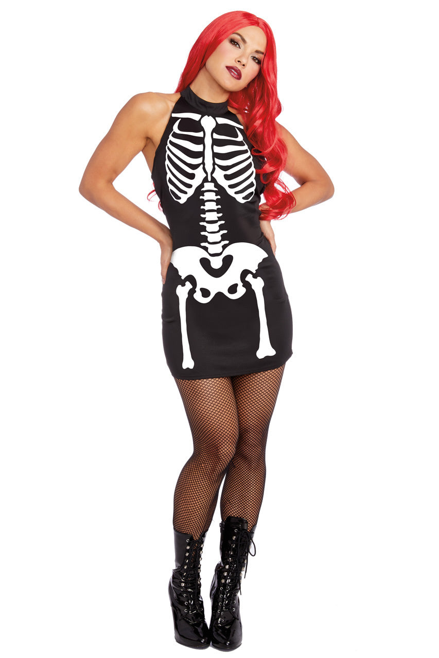Skeleton Dress, Skeleton Costume Dress, Womens Skeleton Costume ...