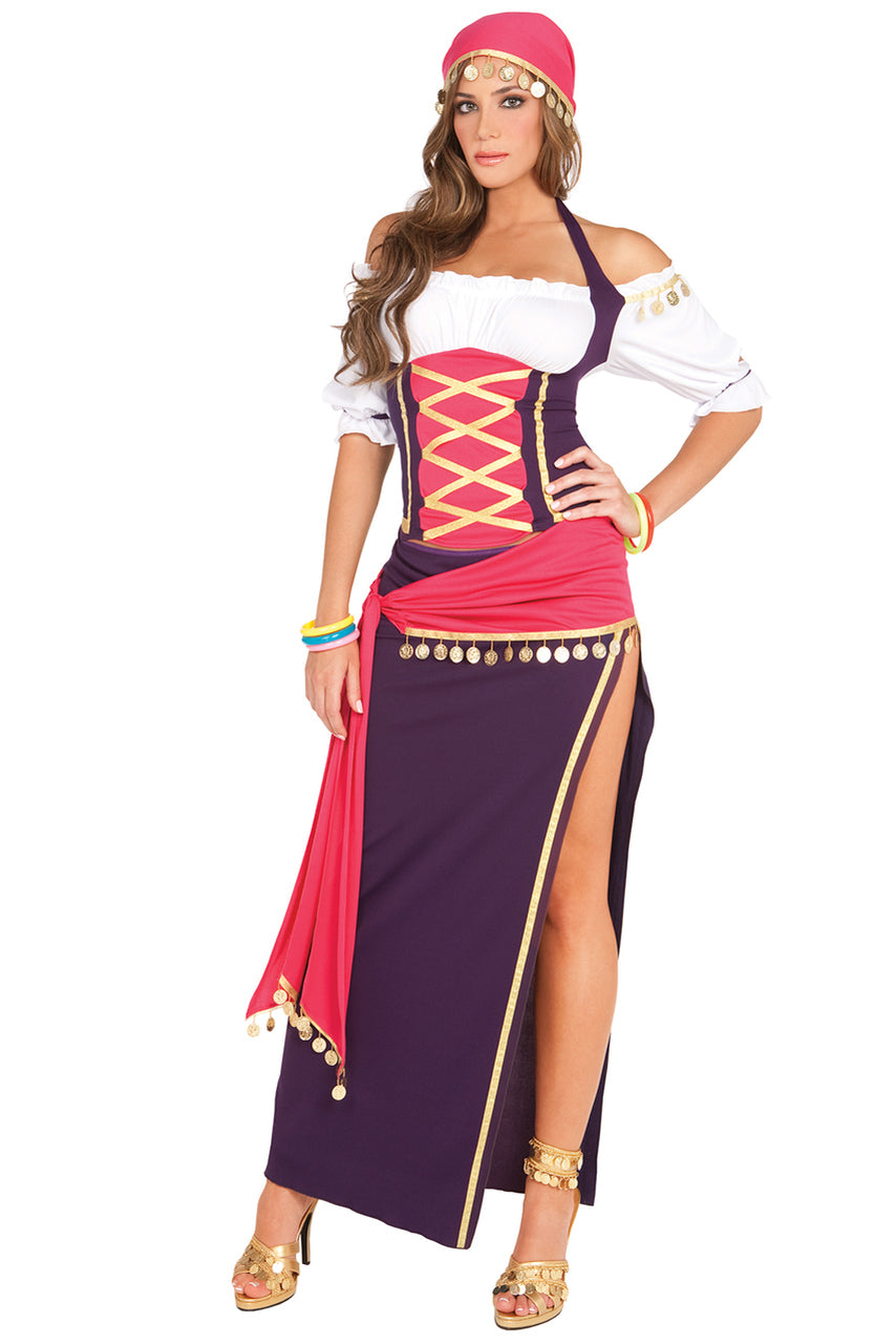 Frisky Fortune Teller Costume, Fortune Teller Womens Costume – 3wishes.com