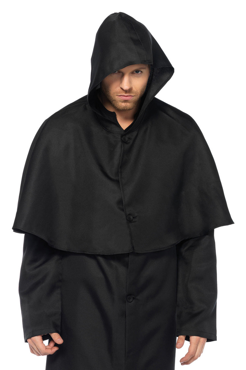 Hooded Cloak, Black Cloak, Costume Cloak – 3wishes.com