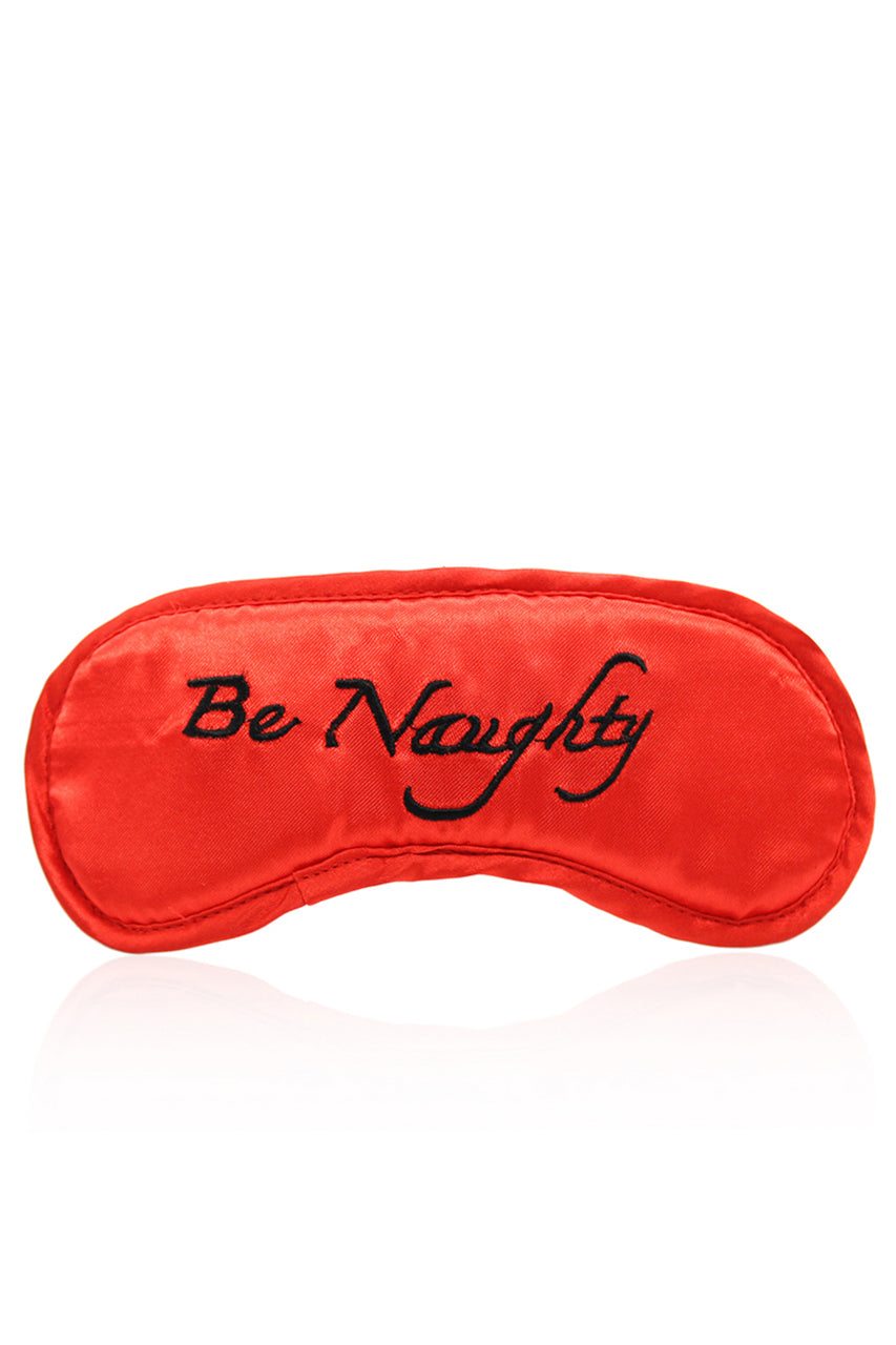 Be Naughty Eye Mask, Red Sleep Mask – 3wishes.com