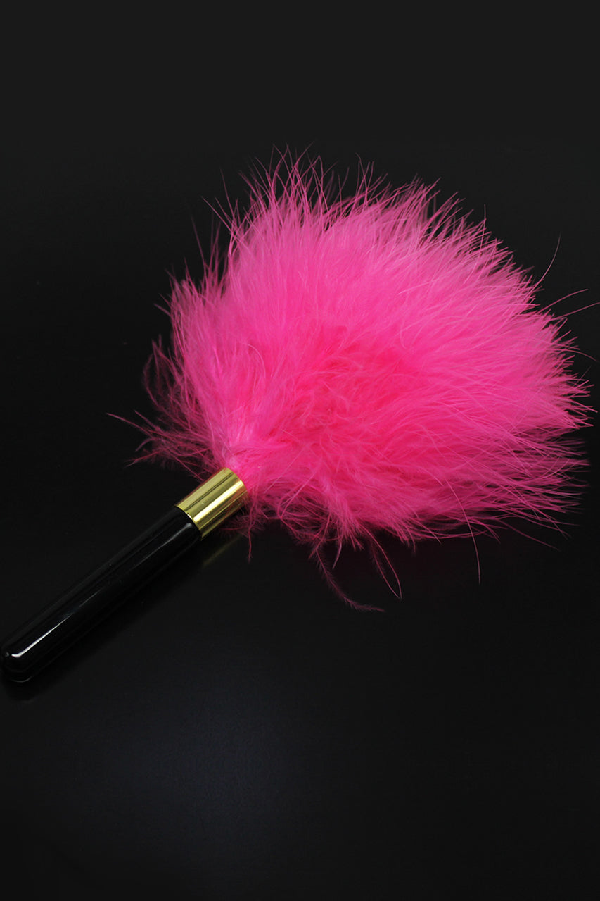 Neon Pink Feather Tickler, Hot Pink Feather Lingerie – 3wishes.com