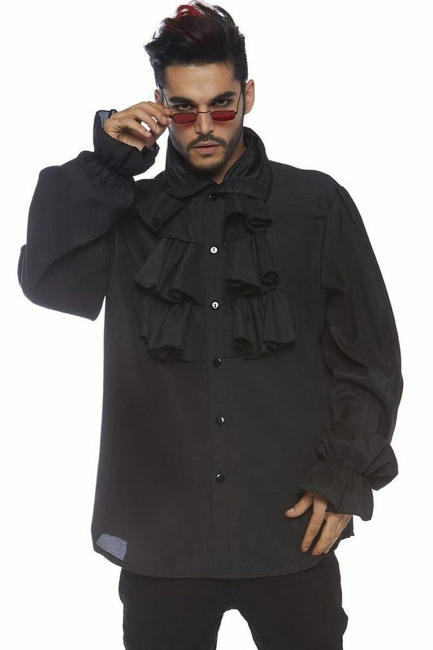 Ruffle Front Shirt, Pirate Shirt, Vampire Shirt – 3wishes.com