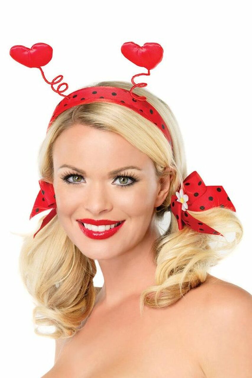 Ladybug Hair Bow Set Costume Accessory | 3WISHES.COM – 3wishes.com