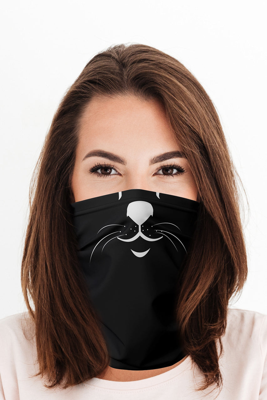 Cat Costume Gaiter Mask, Cat Mask, Cat Costume Mask, Cat Face Mask ...